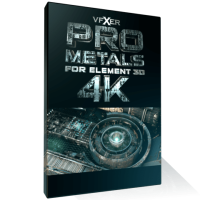 VFXER PRO Metals For Element 3D Materials Pack Download