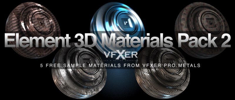Free Element 3D Materials Pack