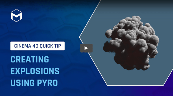 Creating Explosions Using Pyro in Cinema 4D